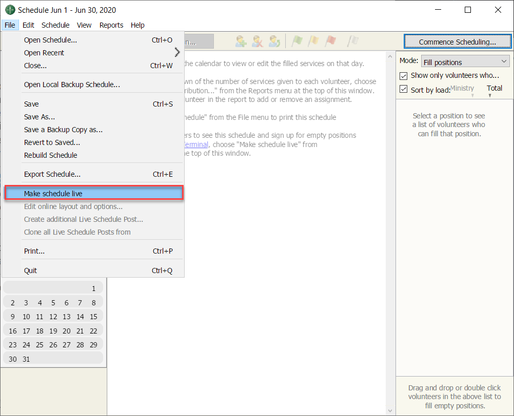 What is a Live Schedule Post? – Ministry Scheduler Pro